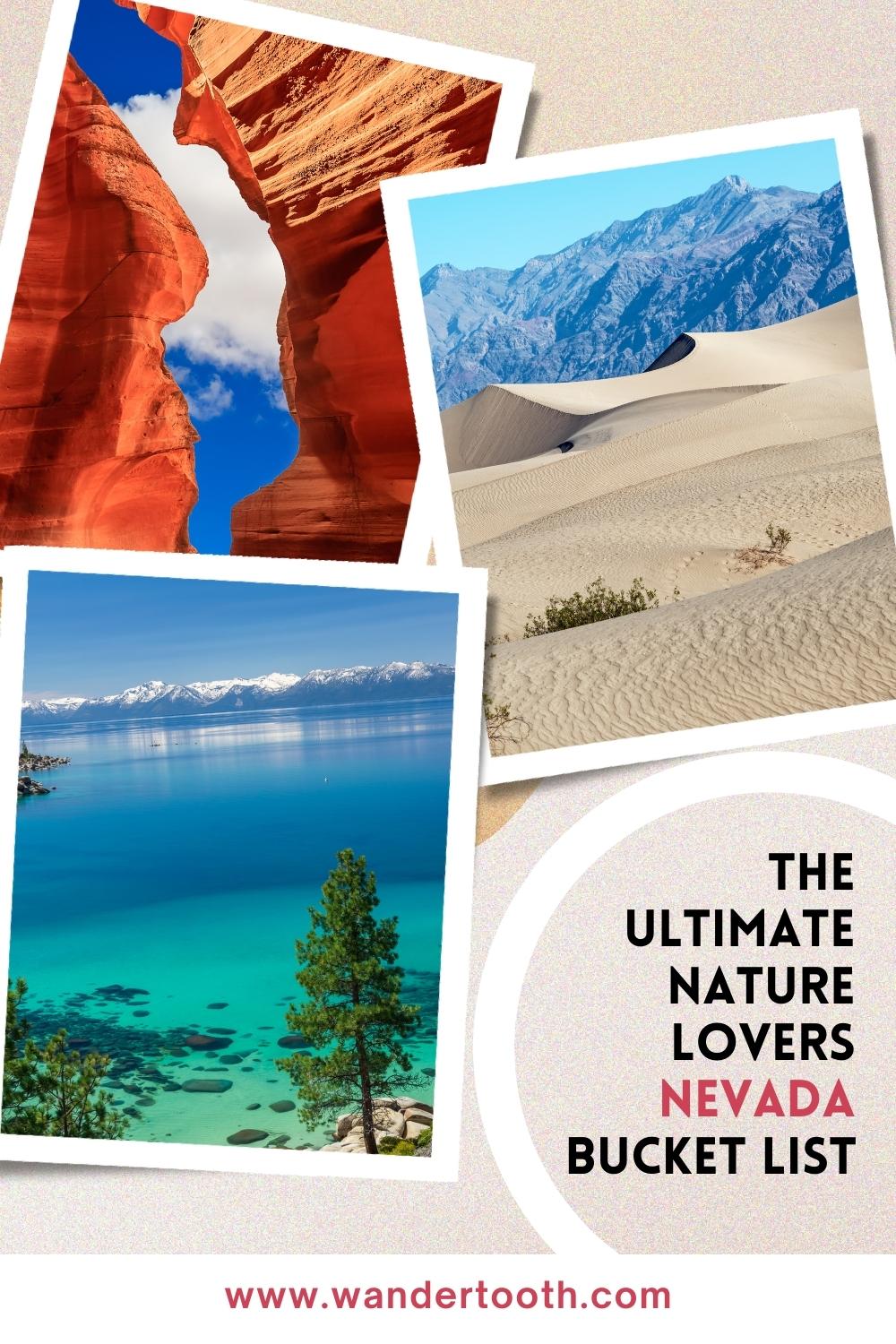 The Ultimate Nature Lovers Nevada Bucket List - Wandertooth Travel