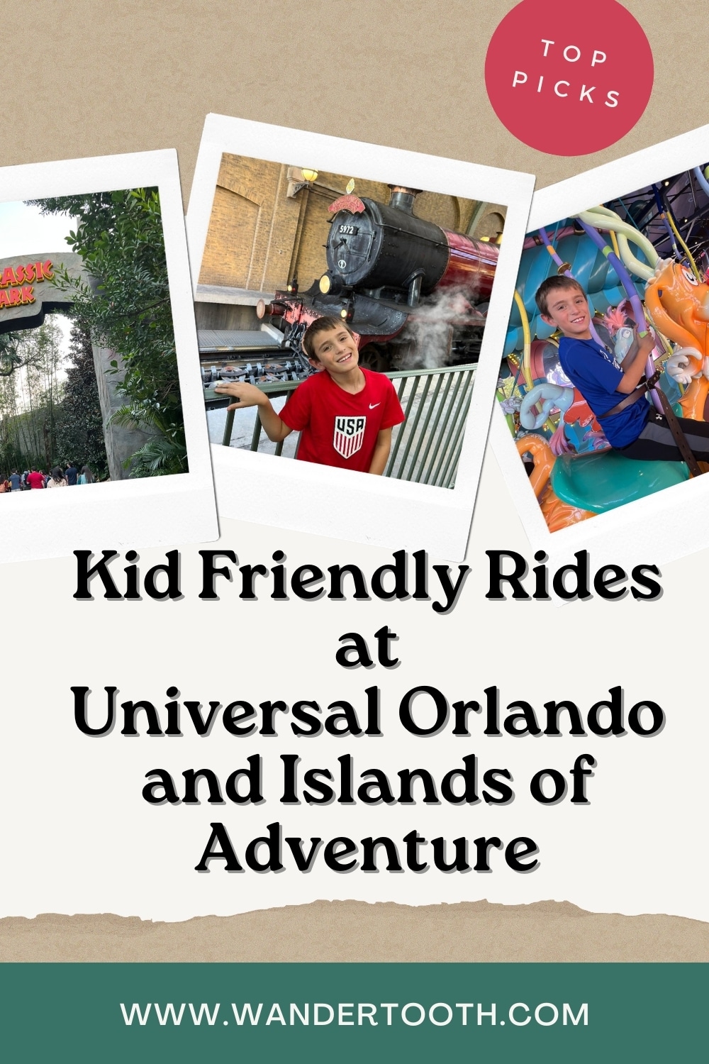Kid-Friendly Rides at Universal Orlando and Islands of Adventure!
